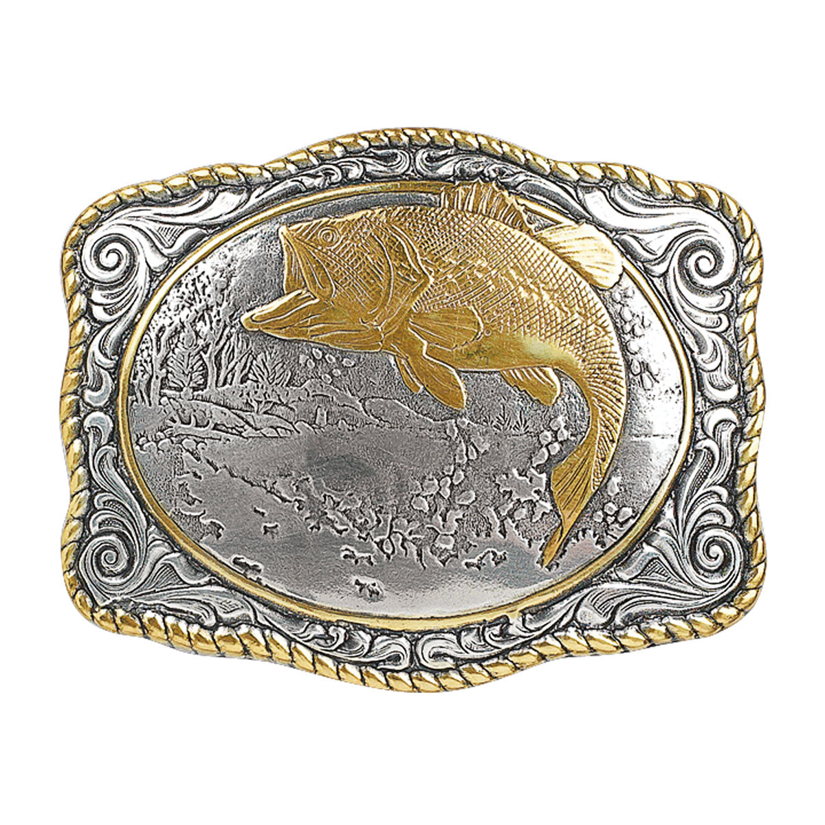 Crumrine Vintage Bass Buckle – Little Buffalo Creek Co.