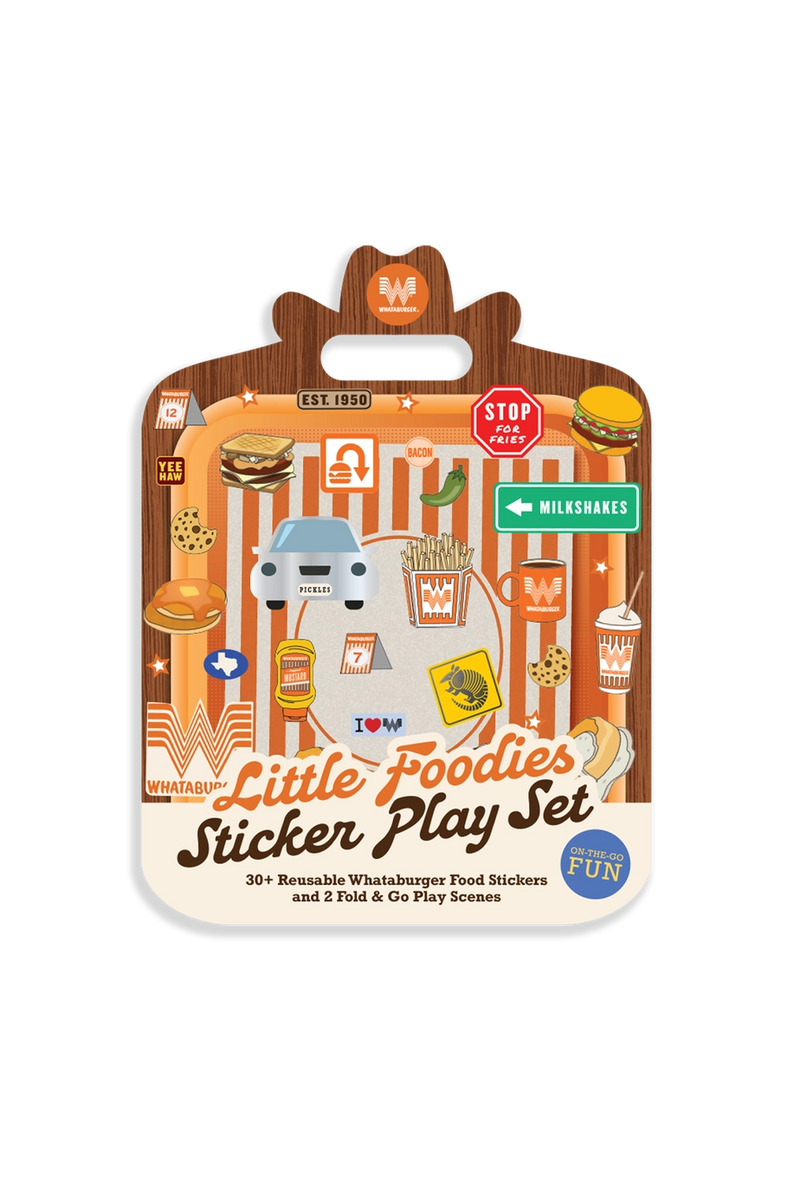 Whataburger Reusable Sticker Book – Little Buffalo Creek Co.