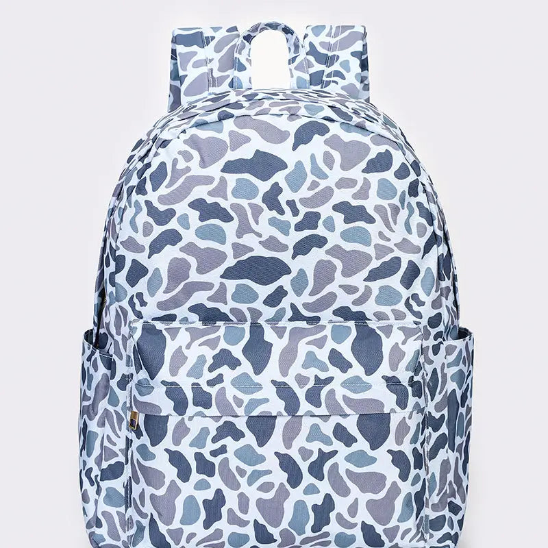 Blue Camo Backpack – Little Buffalo Creek Co.