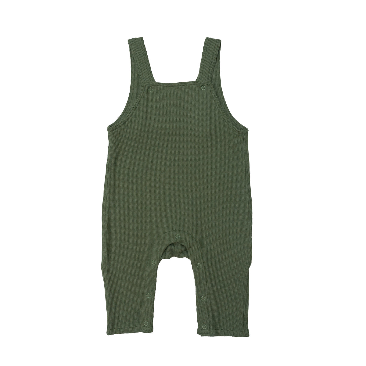 Chive Bamboo Waffle Overalls – Little Buffalo Creek Co.