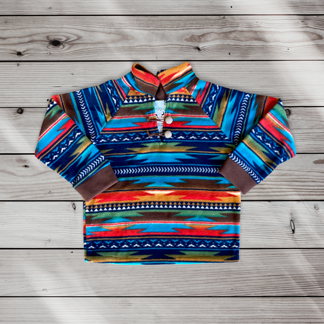 Serape Sunset Aztec Pullover – Little Buffalo Creek Co.